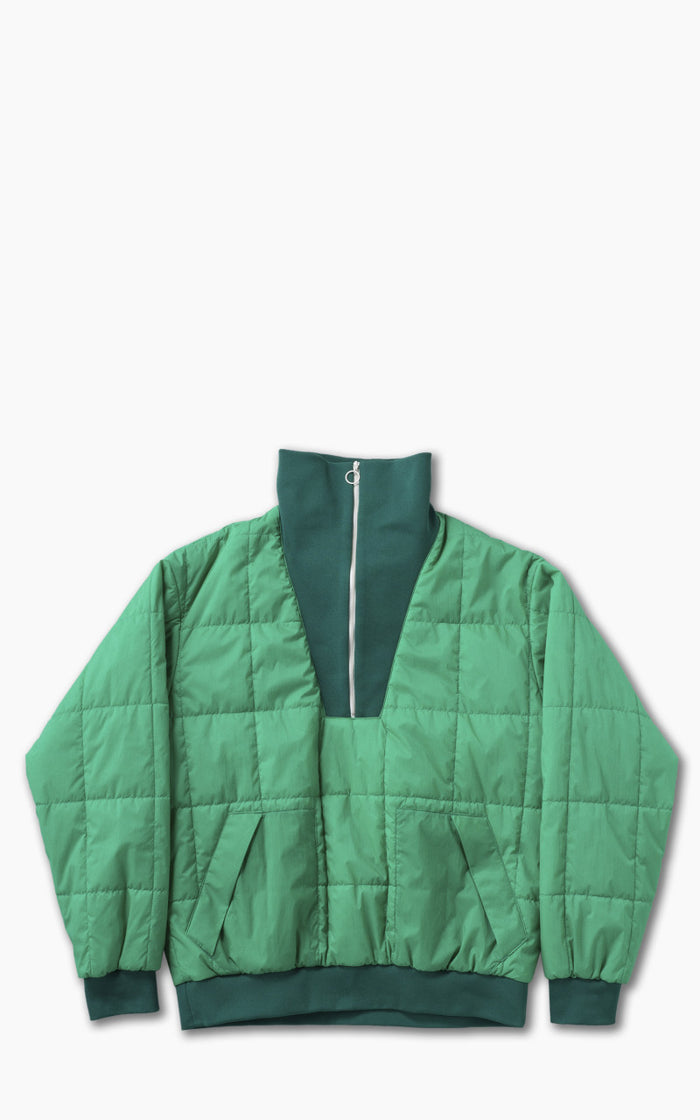 Kaptain Sunshine Quilting Pullover Jacket Kelly Green