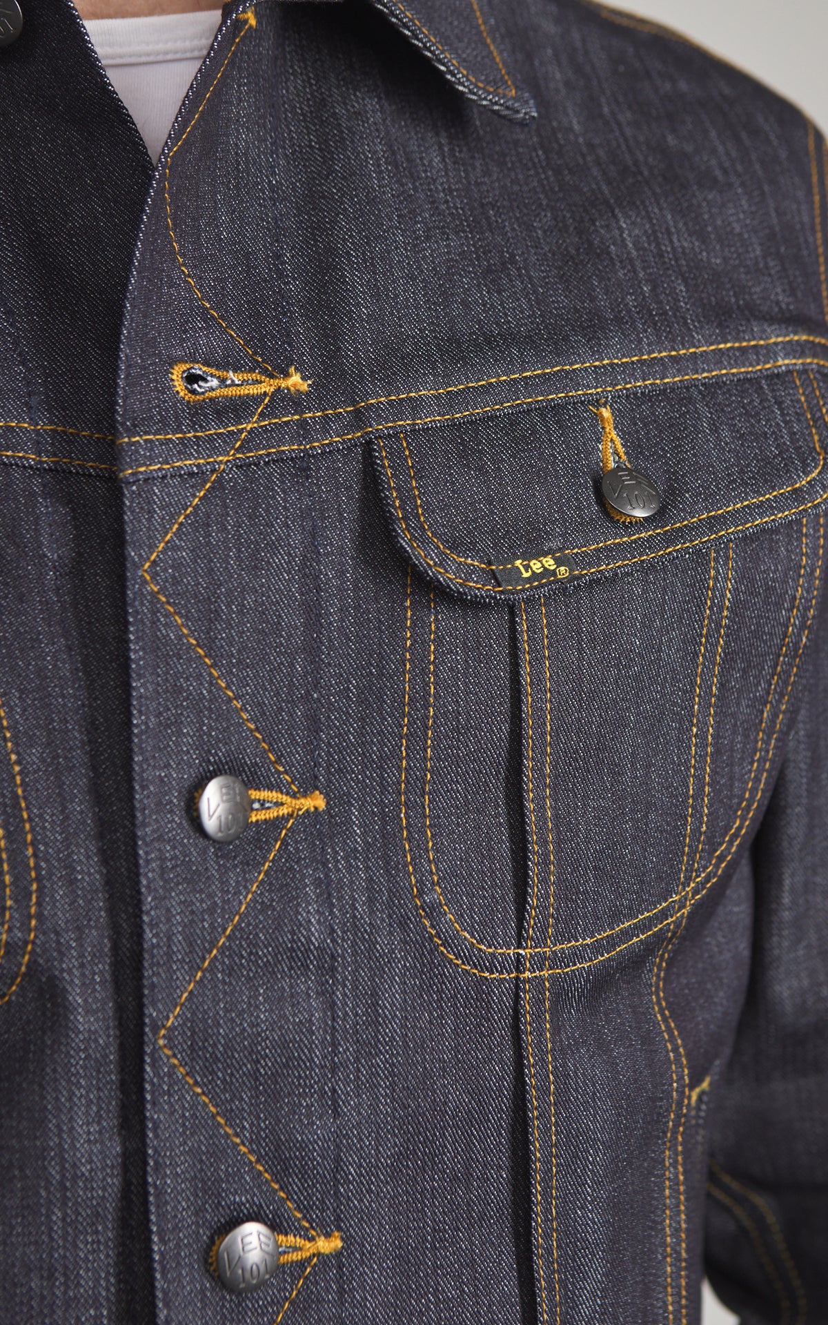 Lee 101 101 Rider Jacket Dry Blue 14.75oz