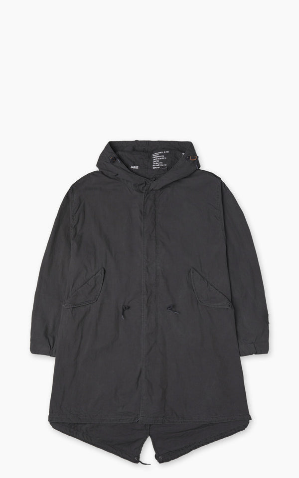 Military Surplus US M51 Fishtail Parka Vintage Washed Black